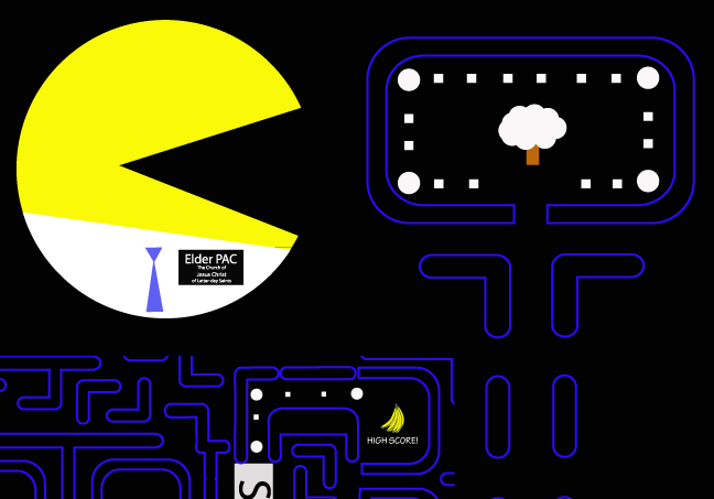 Bookmarks – Mormon/Pacman – LDS Paper Toys