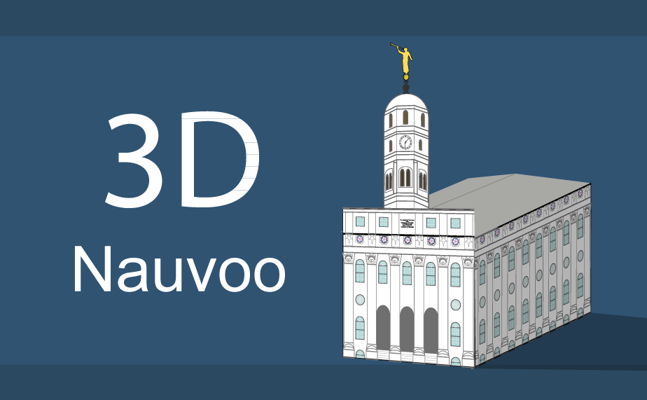 3D Temple – Nauvoo – LDS Paper Toys