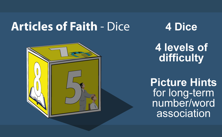 Articles of Faith – DICE – LDS Paper Toys