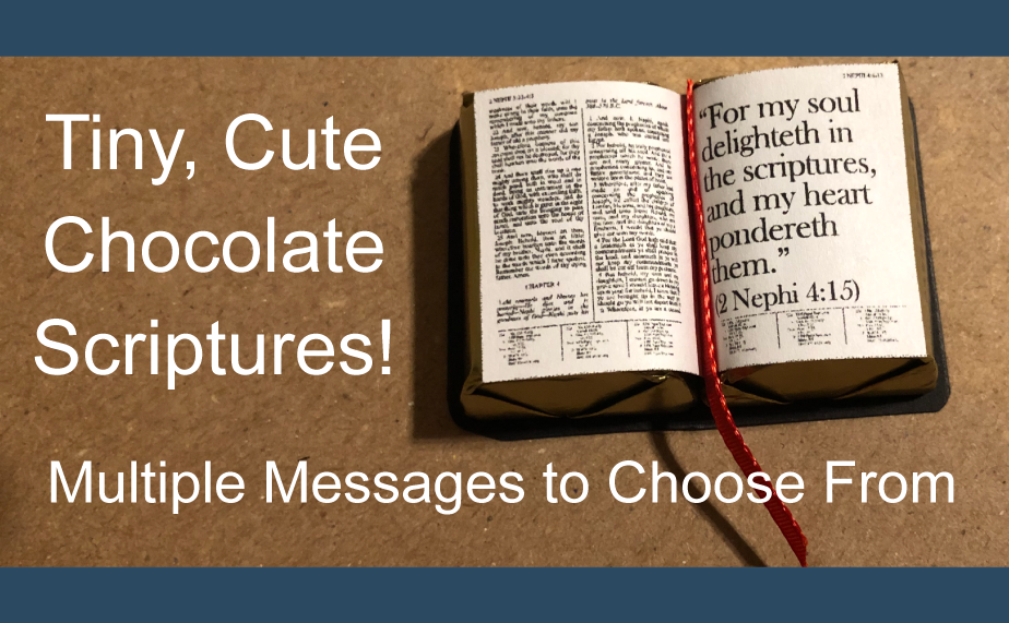 Chocolate Scriptures – LDS Paper Toys